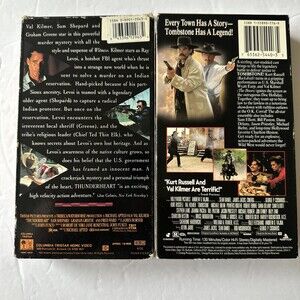 Media | Val Kilmer Tombstone Thunderheart Vhs Lot Kurt Russell Bill ...